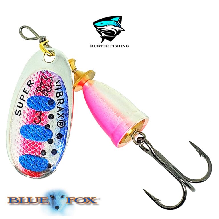Spinner Vibrax Fluorescent RT (Blue Fox) – Hunter Fishing Store